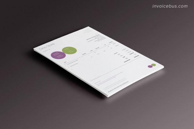 Proforma Invoice Template - Circle