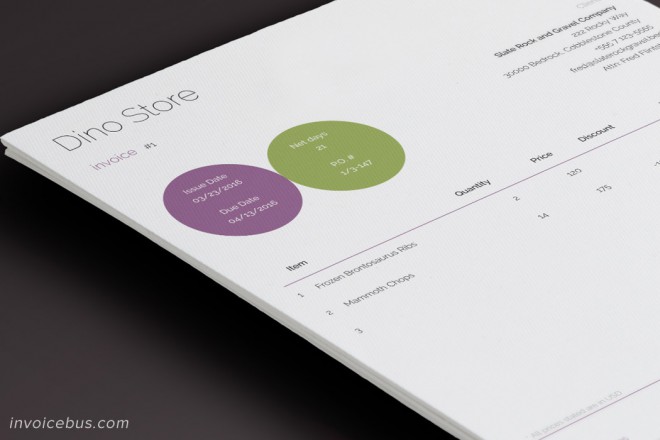 Proforma Invoice Template - Circle