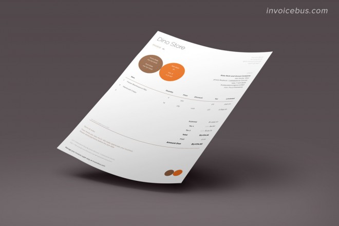 Proforma Invoice Template - Circle