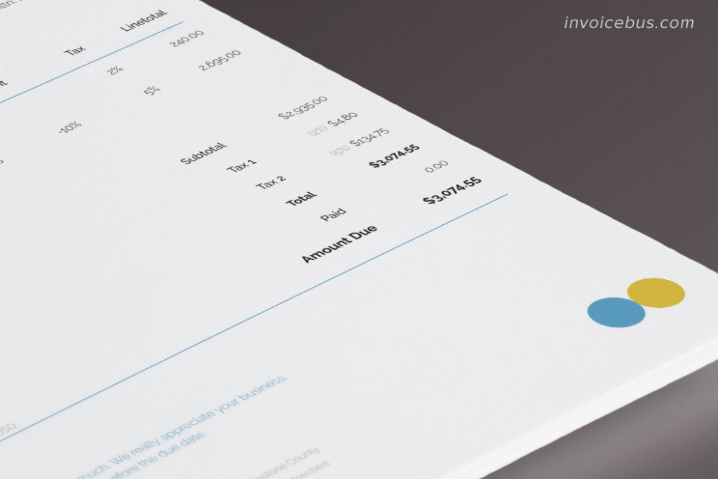 Proforma Invoice Template - Circle